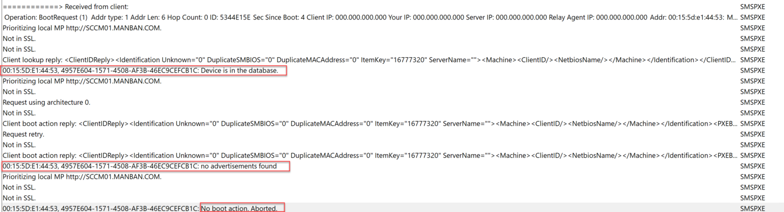 Troubleshoot PXE Boot issues | Configuration Manager ManishBangia