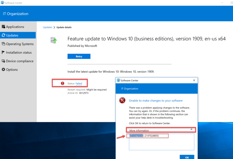 Troubleshoot Windows Feature Update issue when SetupConfig.ini in use ...