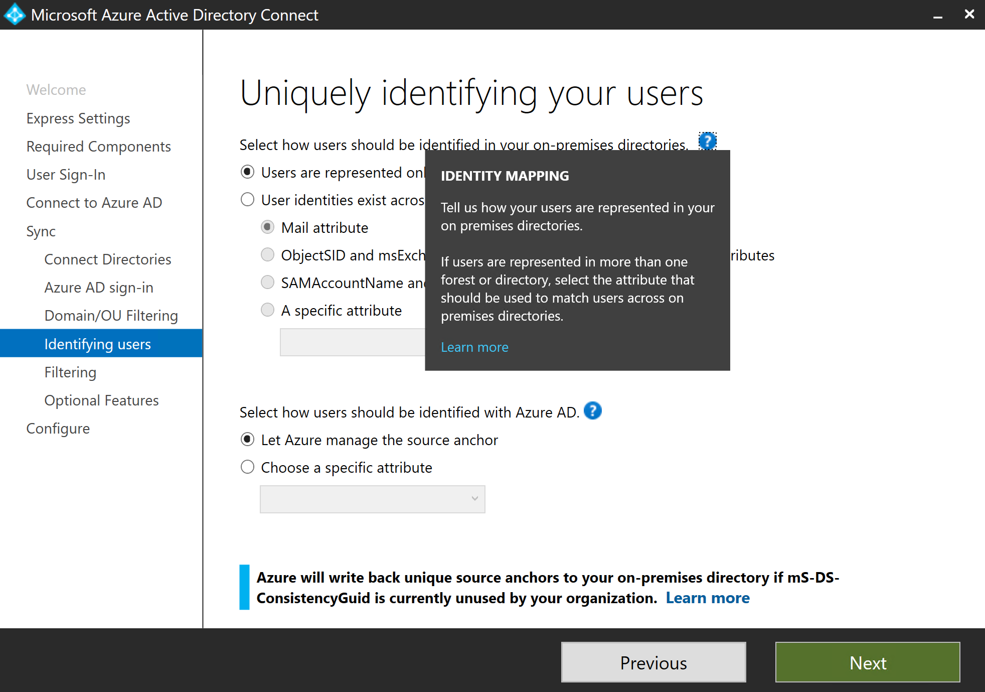 How to connect AD DS with Azure AD through AD Connector | Configuration ...