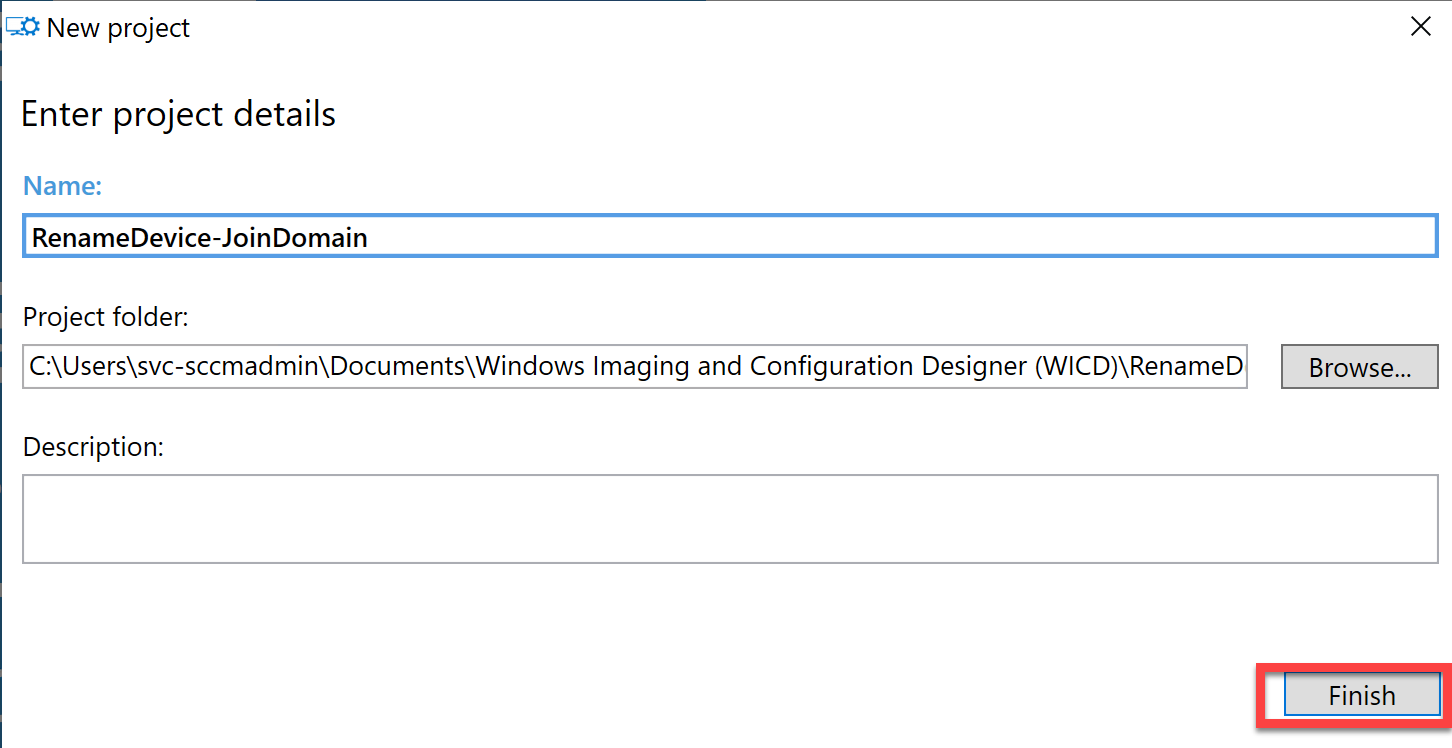 Create Provisioning Package Using Windows Configuration Designer