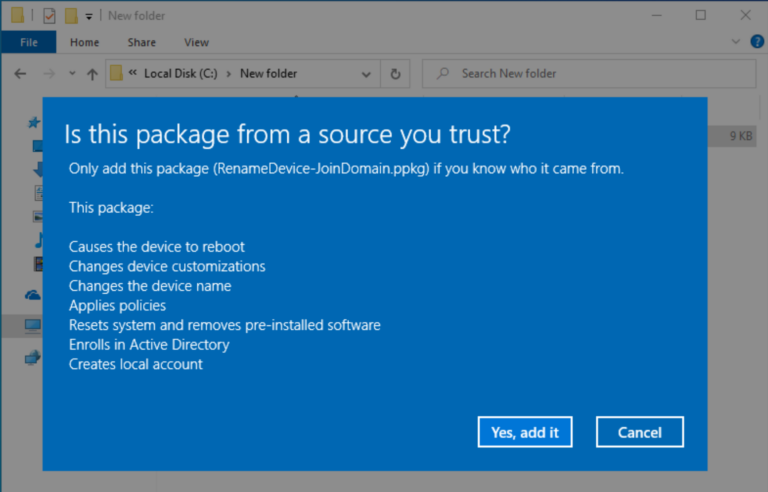 Create provisioning package using Windows Configuration Designer | Configuration Manager ...