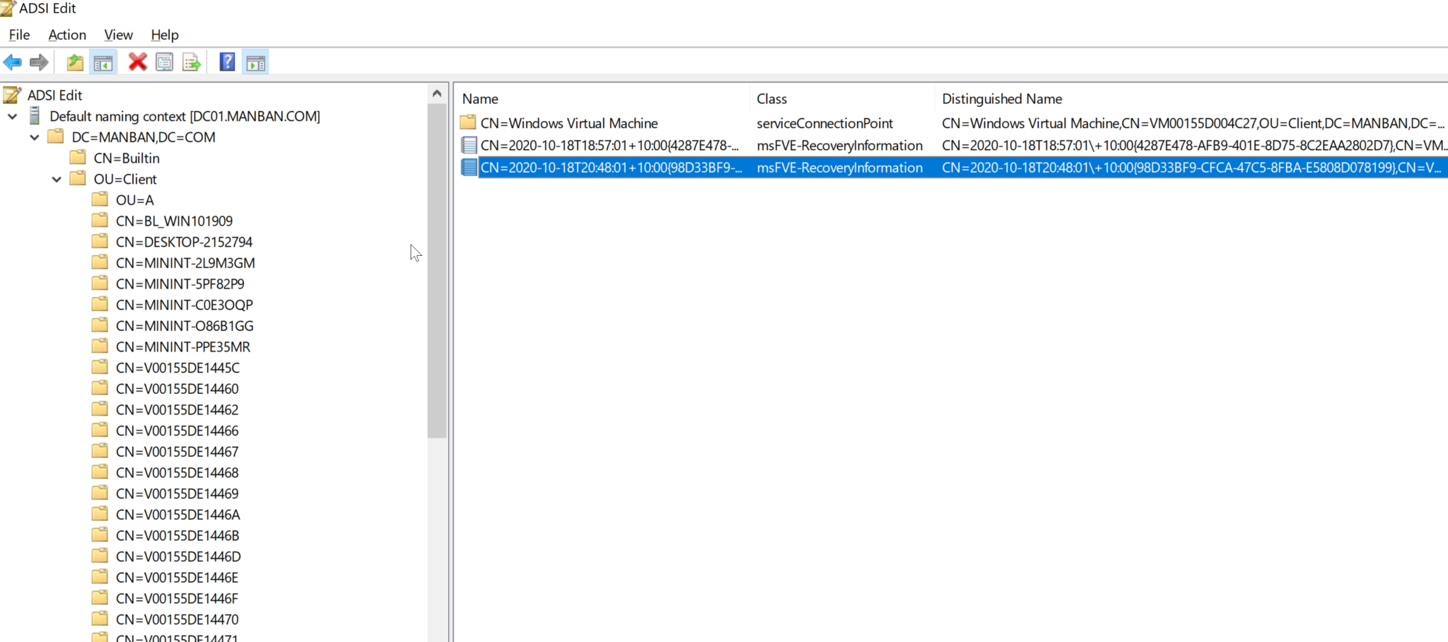 How To Get Bitlocker Recovery Password From Active Directory Configuration Manager Manishbangia