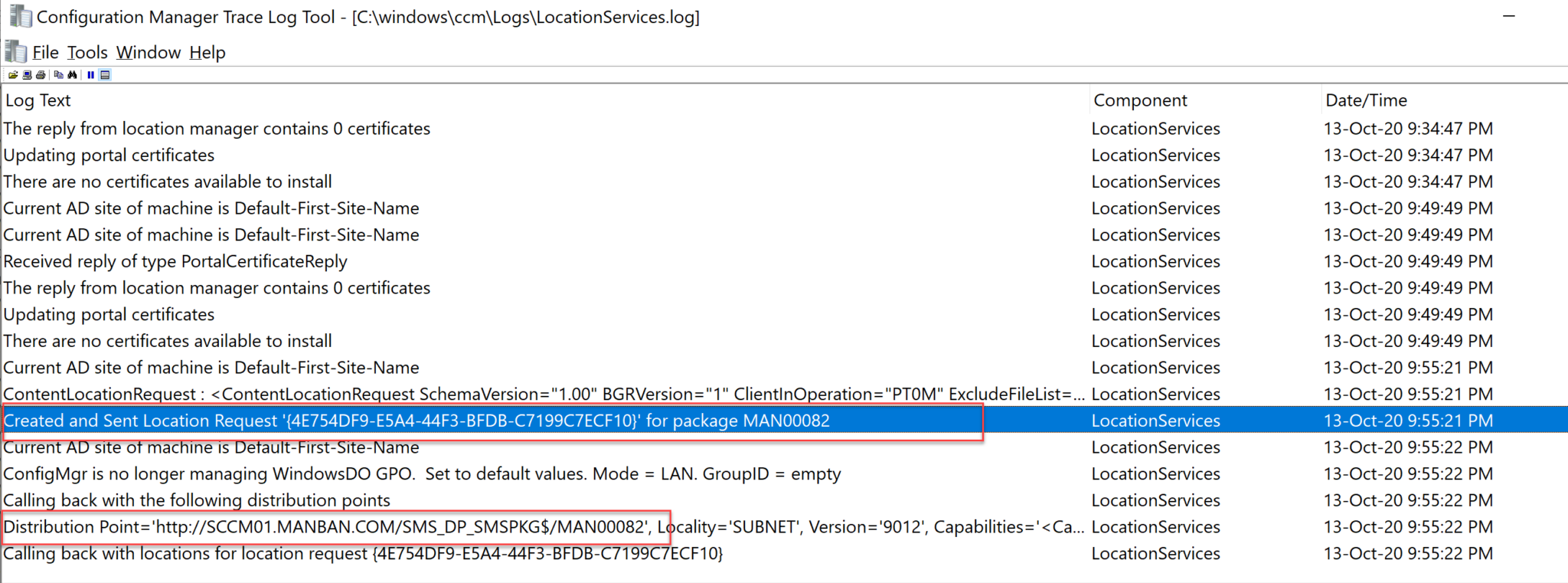Track SCCM package deployment through client log flow | Configuration ...