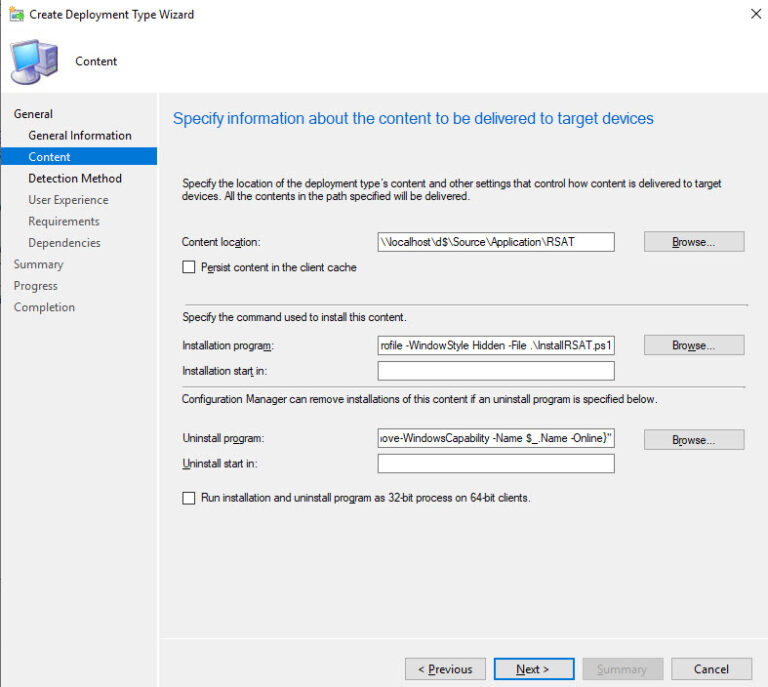 Deploy Rsat Using Sccm Configuration Manager Manishbangia