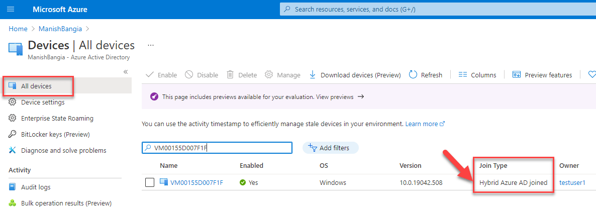 GPO to implement automatic enrollment in Intune Windows devices ...