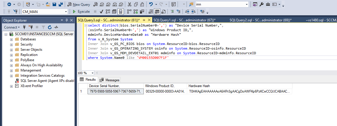 How to import Windows AutoPilot devices using SCCM Report and SQL query | Configuration Manager ...