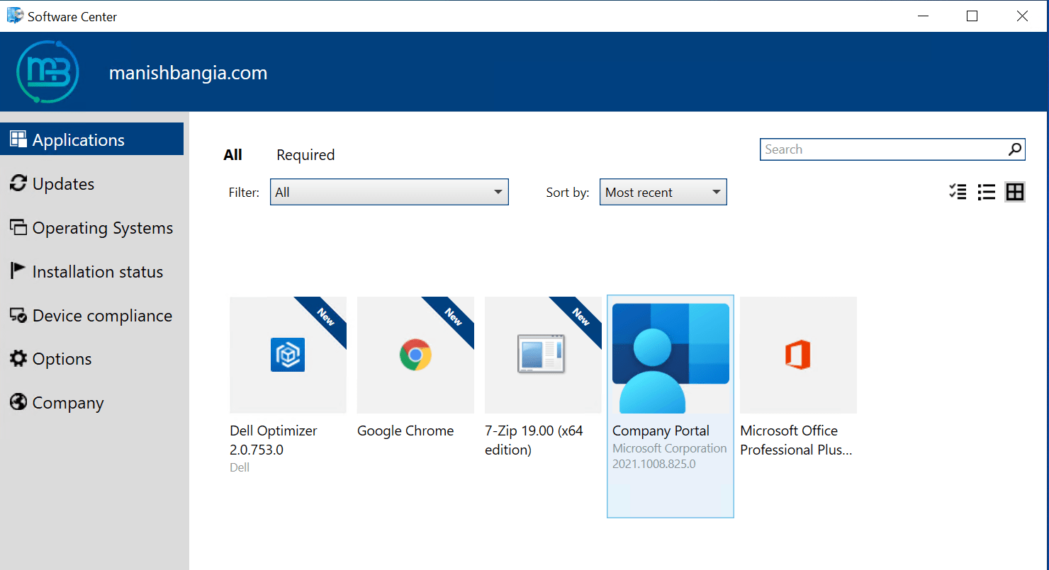 How to customize Software Center | Configuration Manager ManishBangia