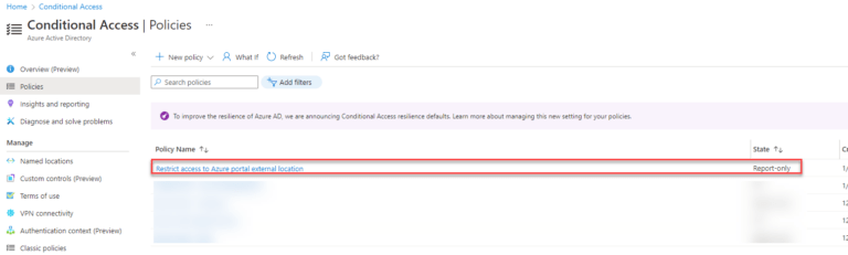Verify Conditional Access Policies using Report Only mode | Configuration Manager ManishBangia