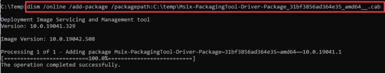 How to install MSIX packaging tool driver | Configuration Manager ManishBangia