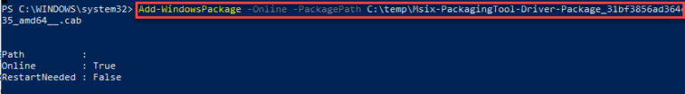 How to install MSIX packaging tool driver | Configuration Manager ManishBangia
