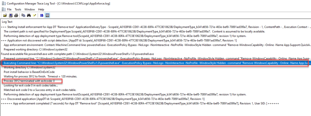 Remove Quick Assist using SCCM Application Model | Configuration ...