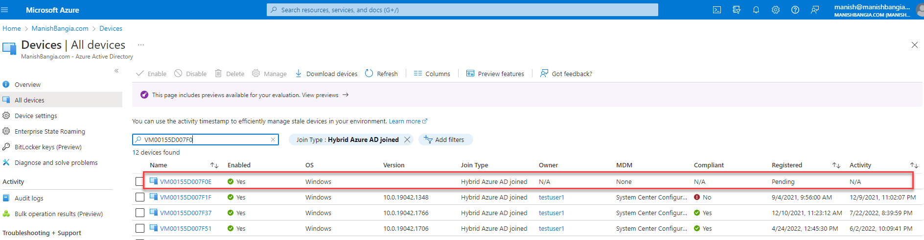 Troubleshoot Hybrid Azure AD Join issues | Configuration Manager ...