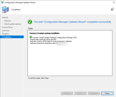 SCCM 2207 – Step by step Upgrade guide for ConfigMgr 2207 ...