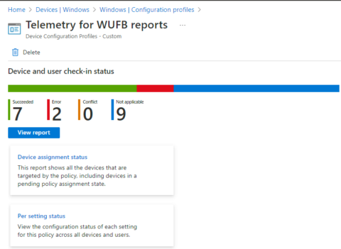 How to configure Windows Update for Business reports | Configuration ...
