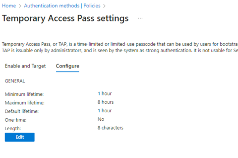 Usage of Temporary Access Pass with Windows Autopilot | Configuration ...