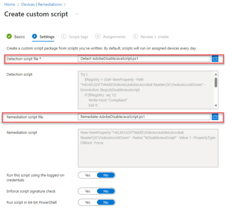 Deploy remediation script using Intune | Configuration Manager ManishBangia