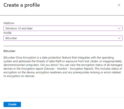 How to configure BitLocker on Windows devices using Intune | Configuration Manager ManishBangia