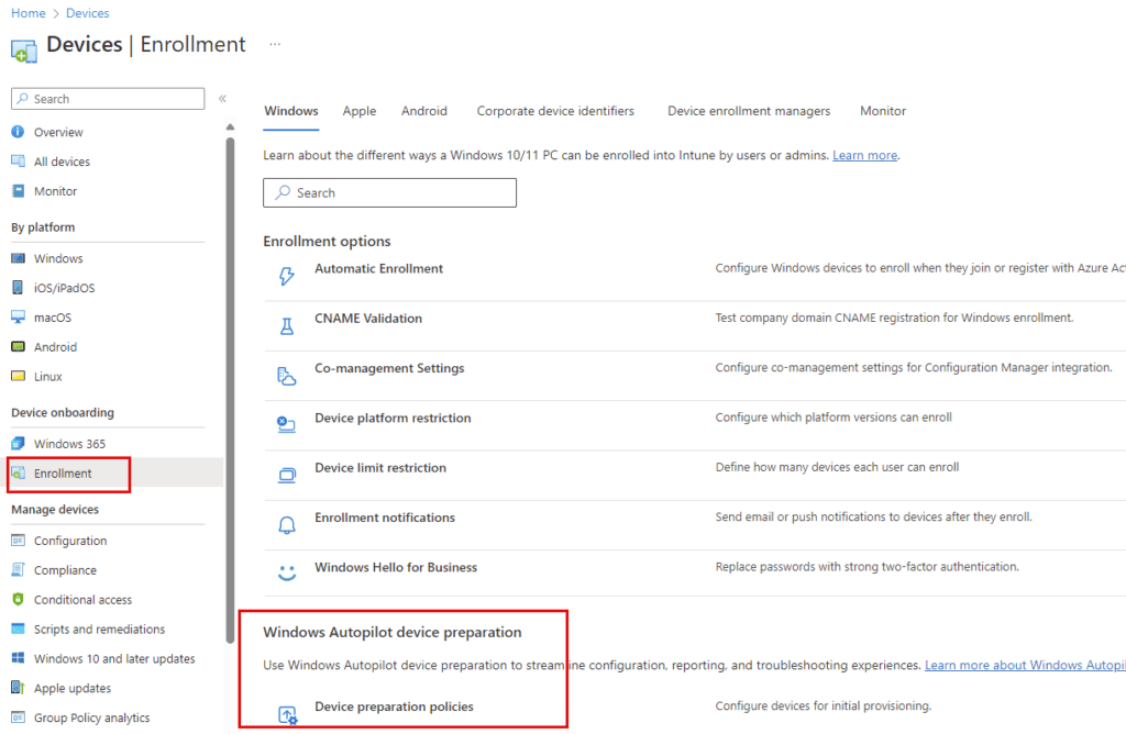 Windows Autopilot device preparation aka Autopilot v2 Configuration ...